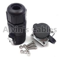 China XHE20 IP67 2 Pin Plastic Electrical Connectors 2.7*2mm Outer Diameter Solder Termination for sale
