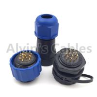 China SD20 TP ZM 2-14 Pin Plastic Electrical Connectors Male Plug Female Socket Connector for sale