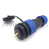China SD20 TP ZM Waterproof Cable Connector Electrical Power Connectors Male Panel Mount Part for sale