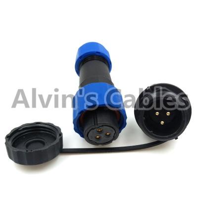 China SD16 Series Plastic Electrical Connectors UL94-V0 Flammability Rating for sale