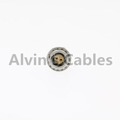 China Lemo EGG 0B Circular Metal Connectors Video Camera Cable Connectors Full EMC Shielding for sale