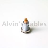 China Lemo EGG 1B Video Camera Connectors Solder / Crimp Contact Type With Metal Circular Socket for sale