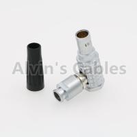 China FHG 0B 90 Degree Elbow Lemo Connector Push Pull Connector IP50 Protection for sale