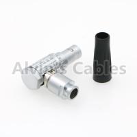 China Lemo FHG 1B 2-16 Pin Elbow Plug Compatible Connector 90 Degree For Audio Video Equipment for sale