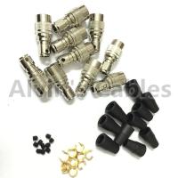 China Sound Device Self Locking Connector , Video Cable Connectors 4 Pin HR10A-7P-4P Male for sale