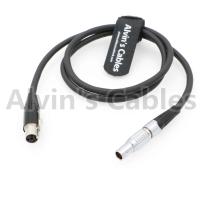 China ARRI RED Cameras 12V Monitor Power Cable Lemo 2 Pin Male To Mini XLR 4 Pin Female for sale