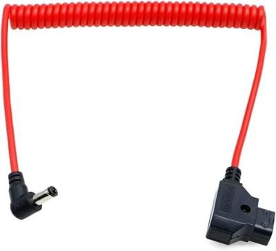 China Alvin's Cables Dtap to DC Coiled Cable for Atomos Ninja V,D-tap to 2.1 DC Right Angle Power Cable for Blackmagic Design Video Assist,SmallHD 702,for Feelworld FW568 Monitor,Ultra Soft for sale