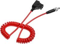 China Alvin's Cables Atomos Ninja V Power Cable Dtap to Locking DC 2.1 Coiled Cable for Blackmagic Video Assist, for Hollyland Mars 400S, Ultra Soft for sale