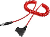 China Alvin's Cables Atomos Ninja V Power Cable Dtap to Locking DC 2.1 Coiled Cable for Blackmagic Video Assist, for Hollyland Mars 400S, Ultra Soft for sale