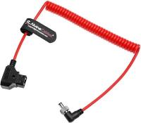 China Alvin's Cables Ultra Soft Dtap to Locking DC 2.1 Right Angle Cable, Atomos Ninja Dtap Power Coiled Cable for Video Devices PIX-E7 PIX-E5 Monitor, for Hollyland Mars 400s for sale