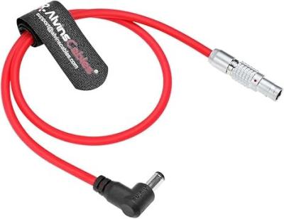 China Alvin's Cables Ultra Soft DC to 2 Pin Power Cable for Teradek Bond, Blackmagic Pyxis, Z CAM E2 Camera, for Tilta Battery Plate 45cm|17.7in for sale