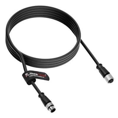 China Alvin's Cables M12 A-Code 8 Pin Male to 8 Pin Female Cat6a High-Flex Shielded Sensor Actuator Cable for Cognex Industrial Camera 6.6ft for sale