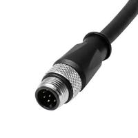 China Alvin's Cables M12 A-Code 8 Pin Male to 8 Pin Female Cat6a High-Flex Shielded Sensor Actuator Cable for Cognex Industrial Camera 32.8ft for sale