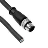 China Alvin's Cables M12 A-Code 8 Pin Male to Open End Power I/O Cable Cat6a High-Flex Shielded for Cognex Keyence Basler Industrial Automation Fieldbus Module 6.6ft for sale