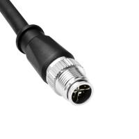 China Alvin's Cables M12 X-Code 8 Pin Male to 8 Pin Male Cat6e Cable Shielded for Cognex Basler Industrial Camera, High Flex 3m/9.8ft for sale