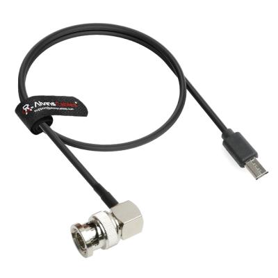 China Alvin’s Cables Timecode Cable for Sony FX3| FX30| A7S3| A1 Camera, BNC to Micro USB Timecode Cable for Zaxcom, ZOOM-F8n 35cm| 13.8in for sale