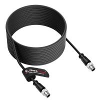 China Alvin's Cables M12 X-Code 8 Pin Male to 8 Pin Male Cat6e Cable Shielded for Cognex Basler Industrial Camera, High Flex 10m/32.8ft for sale
