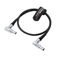 China Alvin's Cables Power Cable for Kinefinity Eagle e-viewfinder from Z CAM E2 Camera, Rotatable Right Angle 2 Pin to 5 Pin Right Angle Cable, 50cm| 19.7inches for sale
