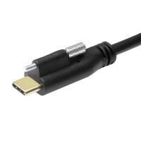 China Alvin's Cables Locking USB-C to USB-C Power Cable for Blackmagic Pyxis Monitor, URSA Cine EVF, Type-C 3.1 10Gbps Data Transfer Cable for Blackmagic Pyxis 6K or URSA Cine 12K, 3.3ft for sale