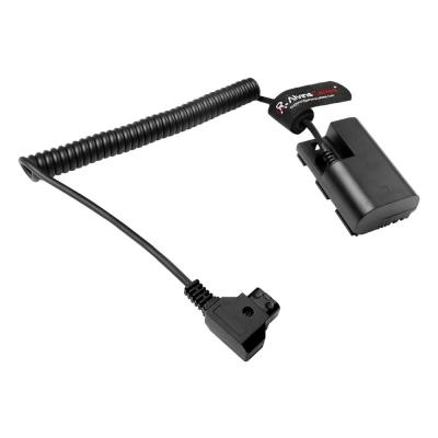 China Alvin's Cables D-tap to LP-E6P Dummy Battery Power Coiled Cable for Canon EOS R5 Mark ll/ R5/ R6 Mark ll/ R6/ R7/ R Camera for sale