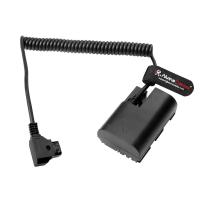 China Alvin's Cables D-tap to LP-E6P Dummy Battery Power Coiled Cable for Canon EOS R5 Mark ll/ R5/ R6 Mark ll/ R6/ R7/ R Camera for sale