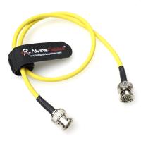 China Alvin's Cables 12G SDI Flexible Coaxial Cable BNC Male to Male for RED Komodo| Atomos Monitor 75 Ohm Shielded Cable for 4K Video Camera, Yellow for sale