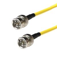 China Alvin's Cables 12G SDI Flexible Coaxial Cable BNC Male to Male for RED Komodo| Atomos Monitor 75 Ohm Shielded Cable for 4K Video Camera, Yellow for sale