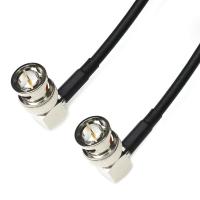 China Alvin's Cables 12G SDI Cable Flexible, BNC Male to Male Right Angle for RED Komodo| Atomos Monitor 75 Ohm Shielded Cable for 4K Video Camera 50cm|19in for sale