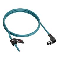 China Alvin's Cables M12 A-Code 8 Pin Male Right Angle to Open End Power I/O Cable Cat6a High-Flex Shielded for Cognex Keyence Basler Industrial Automation Fieldbus Module 65.5ft/20m,Green for sale