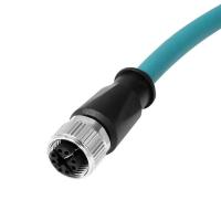 China Alvin's Cables M12 X-Code 8 Pin Female to RJ45 Ethernet Cable Cat6a High-Flex Shielded for Cognex Keyence Basler Industrial Automation Fieldbus Module 32.8ft/10m,Green for sale