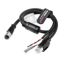 China Alvin's Cables M12 12 Pin Power Functional Ethernet Cable for DJI Livox HAP(TX) Mid-70 Mid-360 LiDAR Sensor, M12 Aviation 12 Pin Female to RJ45 1 to 3 Breakout Cable 9.84ft/3m for sale