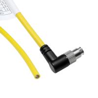 China Alvin's Cables M8 5-Pin B-Code Male to Flying Lead I/O Cable for Cognex in-Sight Micro 2000, Trigger Strobe Cable for Vision System Industrial Automation, High Flex Right Angle,5m/16.4ft for sale