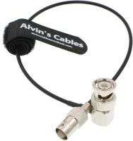 China Alvin's Cables BNC Right Angle Male to BNC Female SDI Cable for Camera 50 Ohm for sale