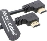 China Alvin's Cables Z Cam E2 L Shape 4K 60P HDMI Cable Right Angle to Right Angle High Speed HDMI Cord for Atomos Shinobi Ninja V Monitor and Portkeys BM5 19.7in/50cm for sale