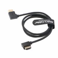 China Alvin's Cables Z Cam E2 L Shape HDMI Cable High Speed Ethernet for Portkeys BM5 Monitor Right Angle to Right Angle 95CM for sale