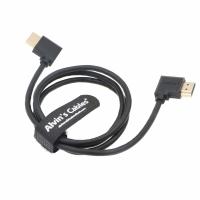 China Alvin's Cables Z Cam E2 L Shape HDMI Cable High Speed Ethernet for Portkeys BM5 Monitor Right Angle to Right Angle 95CM for sale
