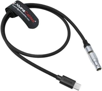 China Alvin's Cables Braided USB-C Type-C to 2 Pin 12V Fast Charging Power Cable for Tilta|Teradek|SmallHD|Z-CAM|Blackmagic Pyxis 60cm|24inches, Black for sale