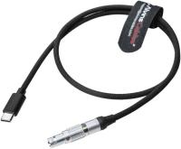China Alvin's Cables Braided USB-C Type-C to 2 Pin 12V Fast Charging Power Cable for Tilta|Teradek|SmallHD|Z-CAM|Blackmagic Pyxis 60cm|24inches, Black for sale