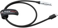 China Alvin's Cables Braided USB-C Type-C to 2 Pin 12V Fast Charging Power Cable for Tilta|Teradek|SmallHD|Z-CAM|Blackmagic Pyxis 60cm|24inches, Black for sale