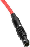 China Alvin's Cables Braided USB-C Type-C to Black-Plated 2 Pin Male 12V Fast Charging Power Cable for Tilta|Teradek|SmallHD|Z-CAM|Blackmagic Pyxis 60cm|24inches, Red for sale