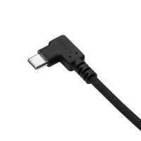 China Alvin's Cables Braided Cable Right Angle USB-C Type-C to 0B 2 Pin Male Black-Plated 12V Fast Charging Power Cable for Tilta|Z-CAM|Teradek|SmallHD|Blackmagic Pyxis, 45cm|17.7inches, Black for sale