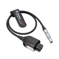 China Alvin's Cables Smart D-tap to 2 Pin Male Braided Power Cable for Teradek|SmallHD|Z-CAM|Blackmagic Pyxis, 45cm|18inches, Flexible Braided for sale