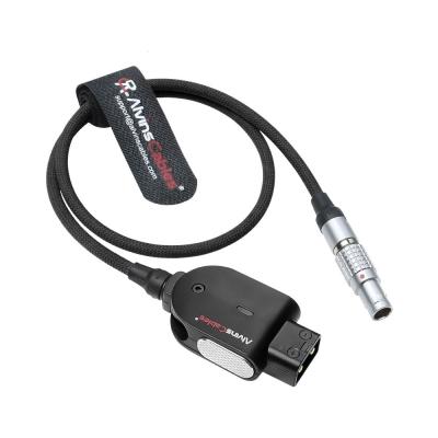 China Alvin's Cables Smart D-tap to 2 Pin Male Braided Power Cable for Teradek|SmallHD|Z-CAM|Blackmagic Pyxis, 45cm|18inches, Flexible Braided for sale