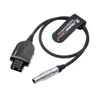 China Alvin's Cables Smart D-tap to 2 Pin Male Braided Power Cable for Teradek|SmallHD|Z-CAM|Blackmagic Pyxis, 45cm|18inches, Flexible Braided for sale
