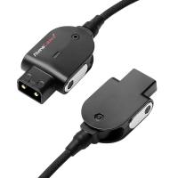 China Alvin's Cables Smart D-tap to 2 Pin Male Braided Power Cable for Teradek|SmallHD|Z-CAM|Blackmagic Pyxis, 45cm|18inches, Flexible Braided for sale