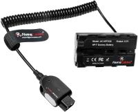 China Alvin's Cables NP F550 Dummy Battery to Alvins Smart D-tap Coiled Power Cable for Sony NP-F550, NP-F570, NP-F970, SmallHD 702, Atomos Ninja Shinobi Camera Monitors for sale