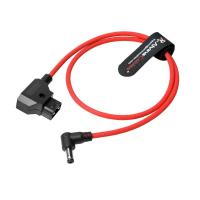 China Alvin's Cables Dtap to DC Ultra-Flexible Cable for Atomos Ninja V, D-tap to 2.1 DC Right Angle Power Cable for Blackmagic Design Video Assist, SmallHD 702, for Feelworld FW568 Monitor, 2ft Red for sale