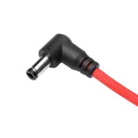 China Alvin's Cables Dtap to DC Ultra-Flexible Cable for Atomos Ninja V, D-tap to 2.1 DC Right Angle Power Cable for Blackmagic Design Video Assist, SmallHD 702, for Feelworld FW568 Monitor, 2ft Red for sale
