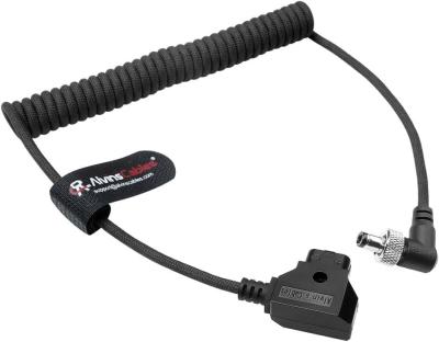 China Alvin's Cables Dtap to Locking DC Right Angle Coiled Power Cable for Atomos Ninja V D-tap Cable for Blackmagic Video Assist, for Hollyland Mars 400S, Ultra Flexible 2ft for sale