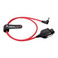 China Alvin's Cables Smart Dtap to DC Cable for Atomos Ninja V, Ultra Soft D-tap to 2.1 DC Right Angle Power Cable for Blackmagic Design Video Assist, SmallHD 702, for Feelworld FW568 Monitor 60cm|23.6in for sale